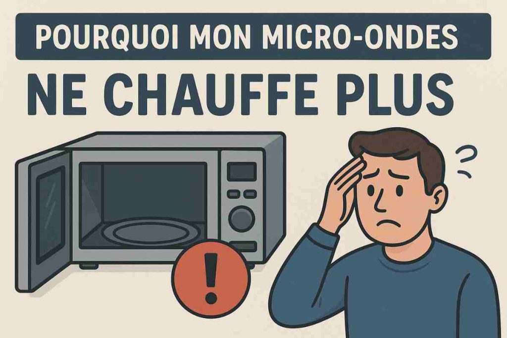 5 raisons pour lesquelles votre micro-onde ne chauffe plus