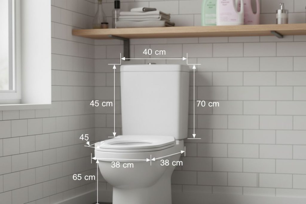 Quelles sont les dimensions standard des WC